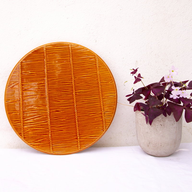 plat rond Gien val d'or